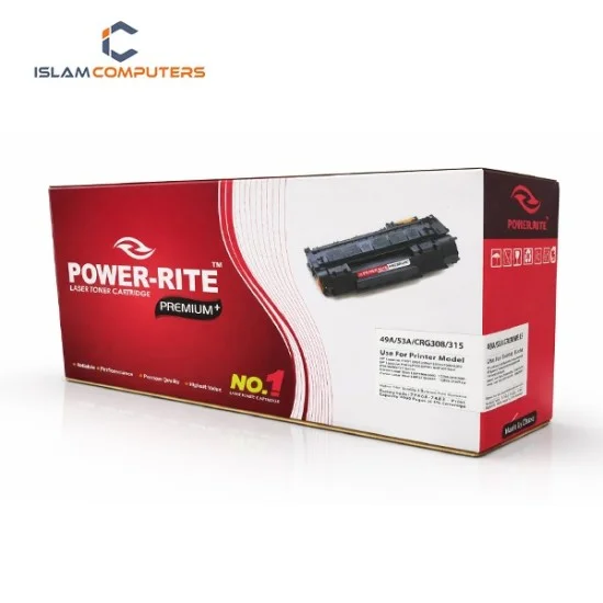 POWER RITE Premium+ Toner Cartridge | 49A, 53A, CRG308 Compatible