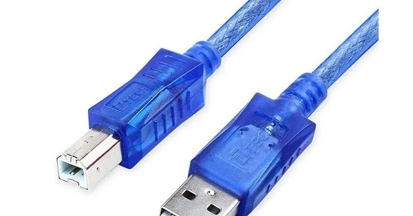 DTECH DT-CU0093 USB Type-A Male to Type-B Male, 1.8 Meter, Blue Printer ...