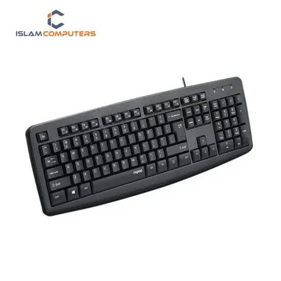 RAPOO NK2600 Spill-resistant Black Wired USB Keyboard price in BD